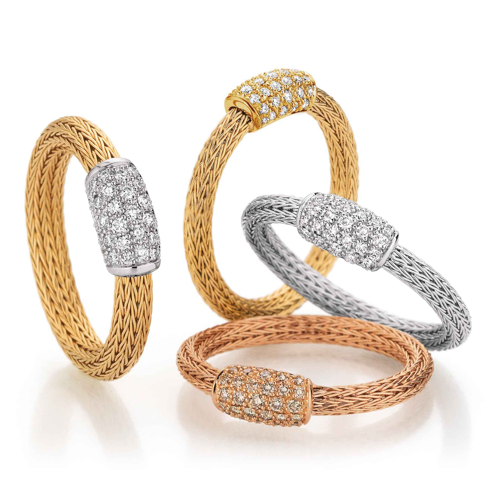 Jörg Heinz Mesh Ring Pavé | juwelier-laufer.de